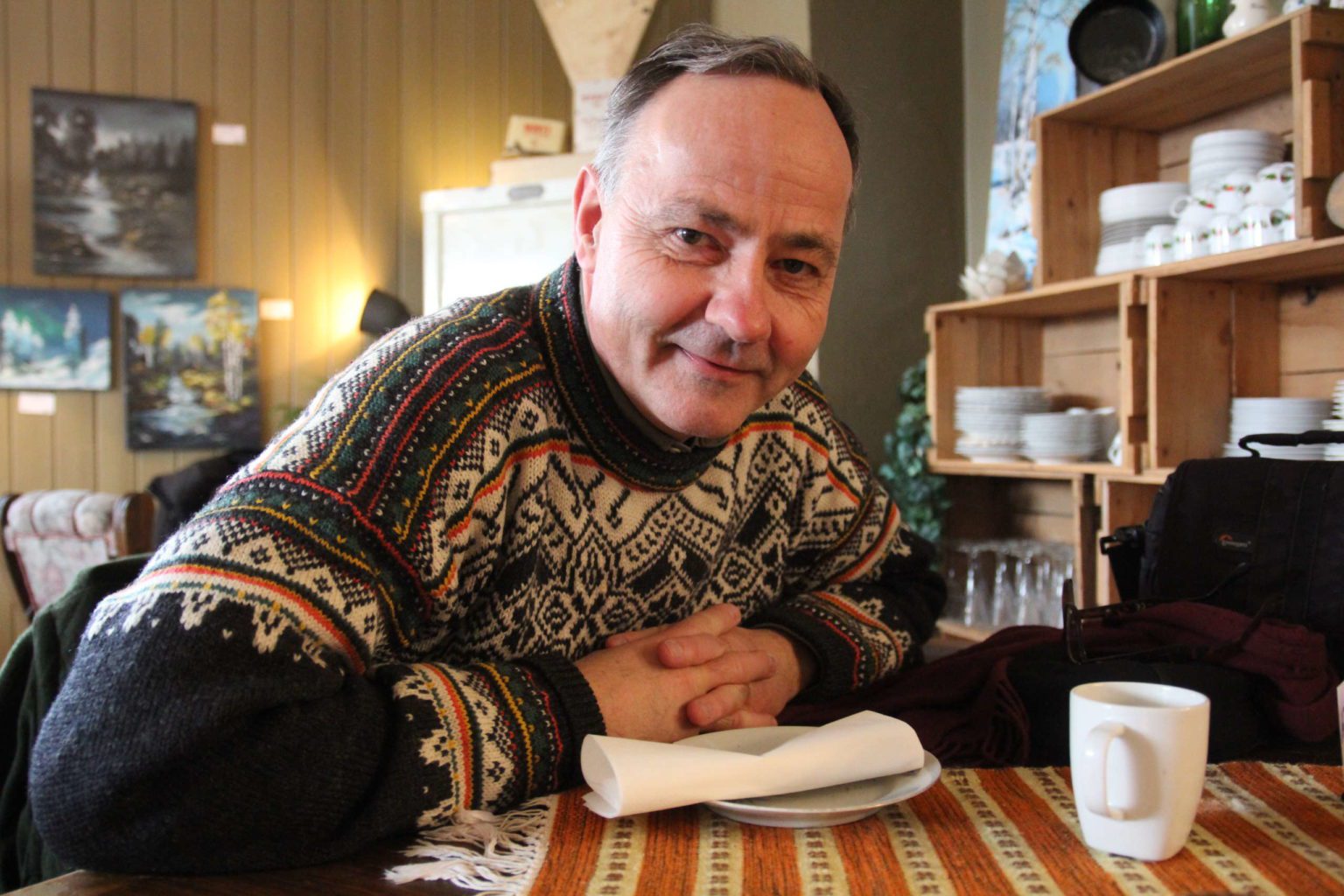 Sjur trives så godt i Nordengen at han gjerne vil være her hele året ...